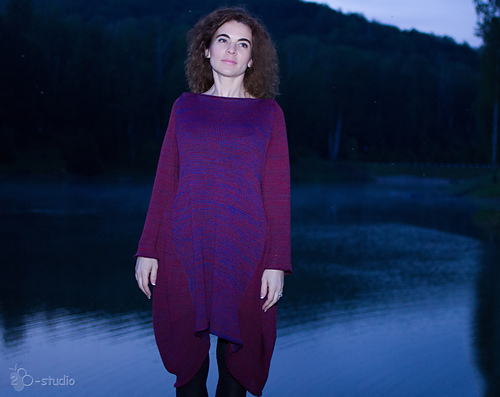Ravelry: Nightfall Sweater Dress pattern by ToBeStudio