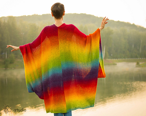 Ravelry: Rainbow River Kimono pattern by ToBeStudio