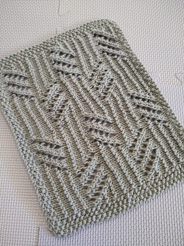 Ravelry: Tipsy Eyelets Facecloth pattern by Faith Schmidt