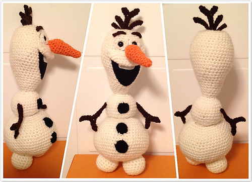 Ravelry: Olaf the Snowman Amigurumi pattern by Florence Yen