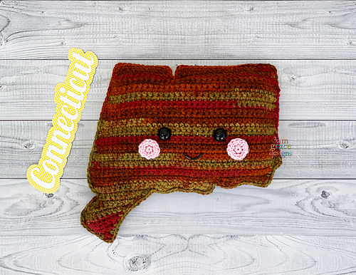 Ravelry: State of Connecticut Kawaii Cuddler® pattern by Donna Beavers