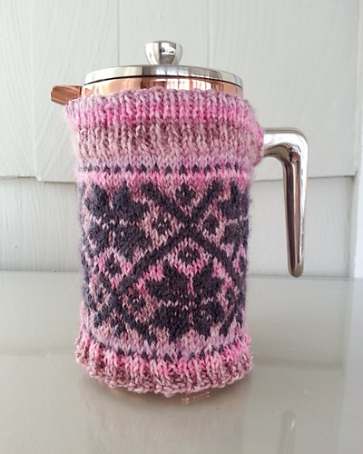 Ravelry: Begin the Hours Coffee Cozy pattern by zaliwa