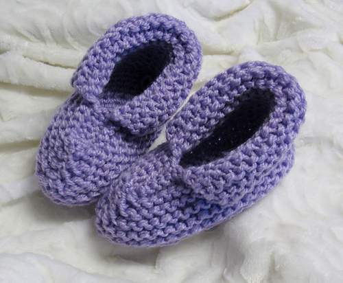 Ravelry: 71-Fold-Down Cuff Slippers / Pantoufles à revers pattern by ...
