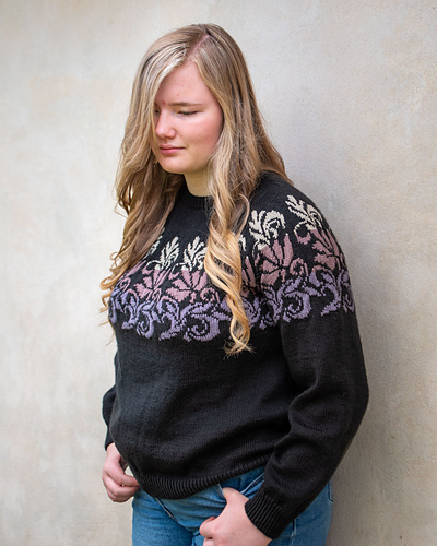 Ravelry: Fire Lily Sweater pattern by Zanete Knits