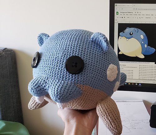 Ravelry: Spheal Plush pattern by Luke Lisowe