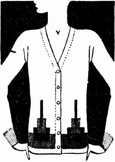 Ravelry: Art deco intarsia basque pattern by Pat Burnie