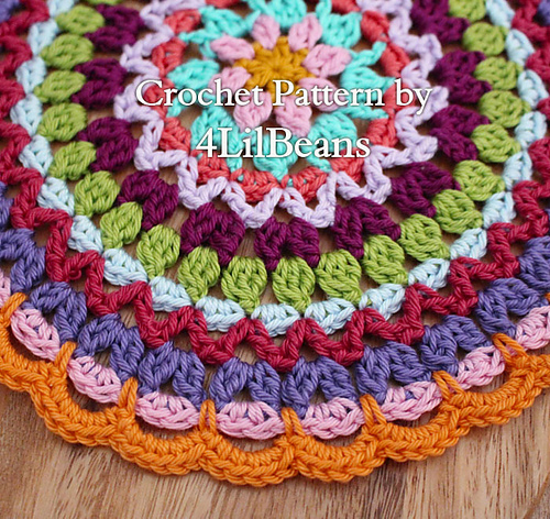 Ravelry: Flower Mandala pattern by 4Lil Beans