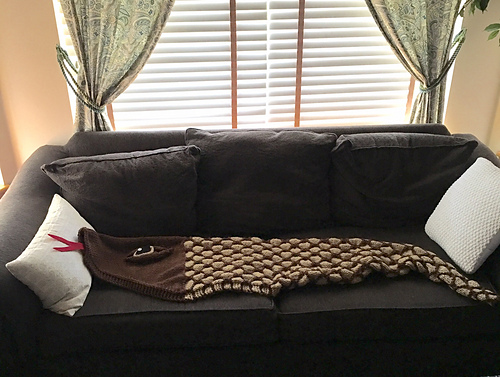 Ravelry: Python Snake Lap Blanket pattern by Angie Hartley