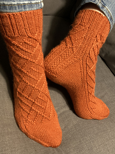 Ravelry: Brick Path Socks pattern by Nicole Simmons