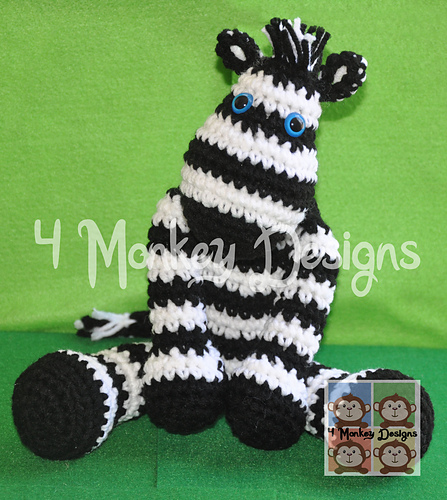 Ravelry: Zippy Zebra pattern by Janel James