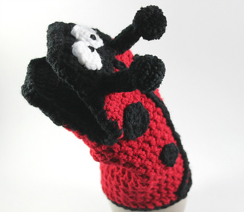 Ravelry: Ladybug Hand Puppet pattern by Jennifer Root