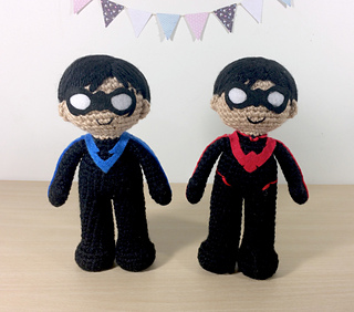 Ravelry: Standing Nightwing Amigurumi pattern by 53stitches