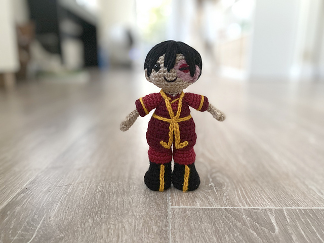 Ravelry: Zuko Avatar Amigurumi Doll pattern by 53stitches