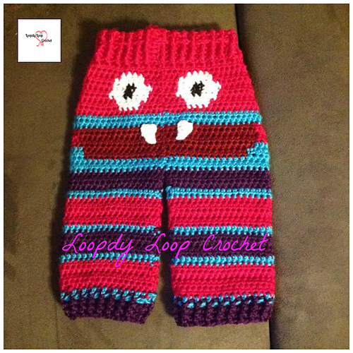 Ravelry: Tyler's Monster Pants pattern by Loopdy Loop Crochet