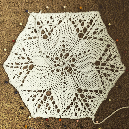 Ravelry: Mountain Laurel Counterpane Blanket pattern by Kim Brody Salazar