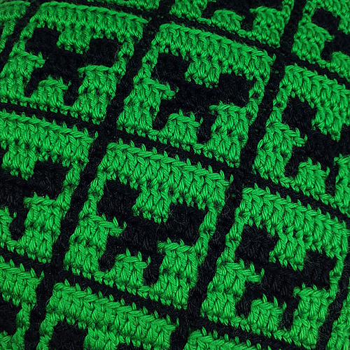 Completed Creeper for my Nephew's B-Day. So many granny squares! : r ...