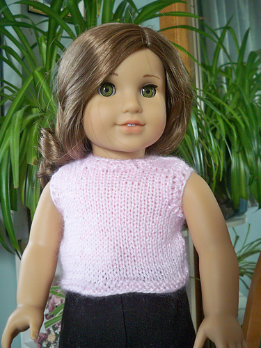 Ravelry: Tank Top for American Girl Dolls pattern by Janet Longaphie