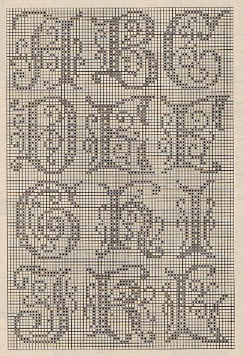 Ravelry: Filet Crochet Alphabet pattern by Mom's Love of Crochet