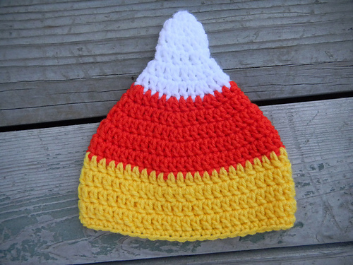 Ravelry: Cute Candy Corn Hat pattern by Cadi Schmidt