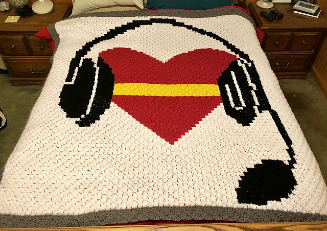 Ravelry: 1ST CALL 1ST VOICE GOLD LINE DISPATCHER AFGHAN pattern by Kim ...