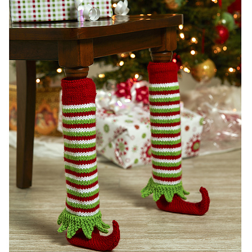 Ravelry: Elf Shoe Table Leg Cover pattern by Stitch Studio Design Team