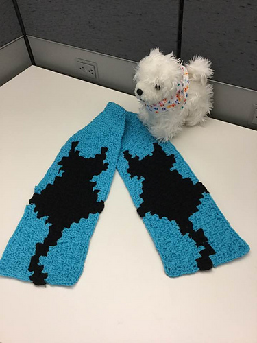 Ravelry: Cat Scarf pattern by Kim Latshaw