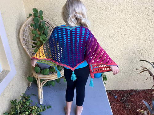 Ravelry: Chimera Vee Wrap pattern by Jennifer Wingard