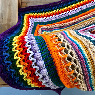 Ravelry: ACountryYarn's Ridiculously Random Blanket