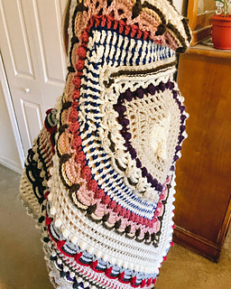 Ravelry: ACountryYarn's Lost in Time Hooded Shawl