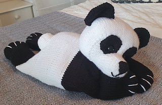 Ravelry: Parker The Panda Pyjama/Water Bottle Case pattern by Mandi Wilson