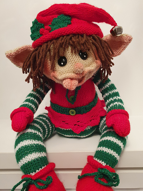 Ravelry: Cheeky Elf - Holly pattern by Mandi Wilson