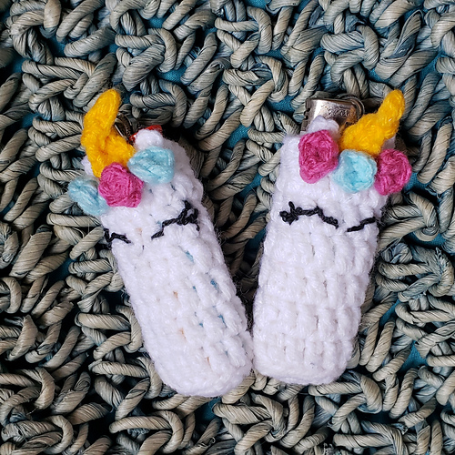Ravelry: Unicorn Lighter Cover pattern by A Cup Of Crochet