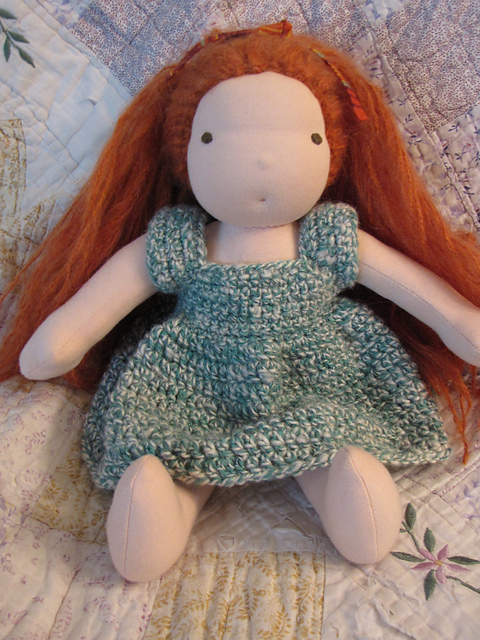 Ravelry: Square Neck Doll Dress pattern by Morgan S. Hertz