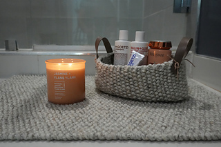 Ravelry: Tidy Textures Bathmat & Basket pattern by AFTER 9 TO 5