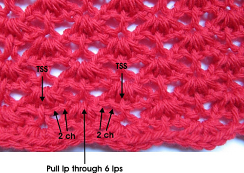 Ravelry: Ana shell shoulderette (Tunisian crochet and knitting) pattern ...