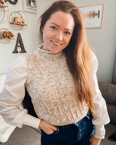 Ravelry: Skyward Vest pattern by Amanda Albers