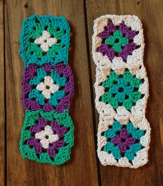 Ravelry: Granny Square Bookmark pattern by Rachel Thompson