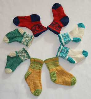 Ravelry: Hugs & Kisses Socks pattern by Alison Ziegler Designs