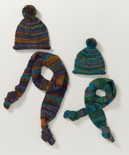 Ravelry: #3 Scarf and Hat pattern by Patons Australia