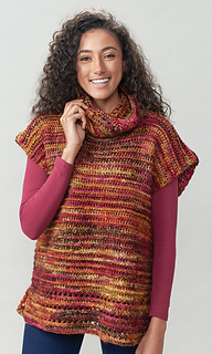 Ravelry: #4 Poncho and Cowl pattern by Patons Australia