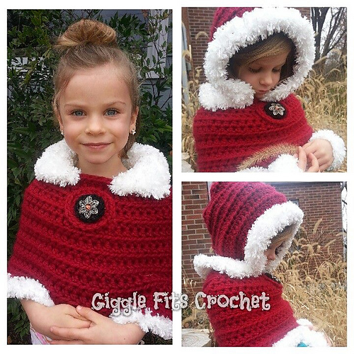 Ravelry: Winterland Capelet pattern by April Burney