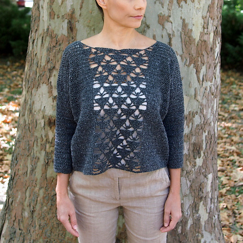 Ravelry: Origami sweater pattern by Ana D