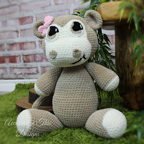 Ravelry: "Maggie" the Monkey Cuddle Buddy pattern by Darling Maple Designs