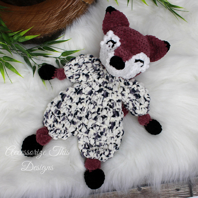 Ravelry: Fox Ragdoll Lovey pattern by Darling Maple Designs