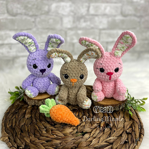 Ravelry: Lil' Bitty Bunny pattern by Darling Maple Designs