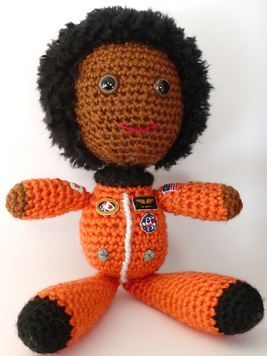 Ravelry: Dr Mae Jemison Amigurumi Astronaut pattern by Ada Lovelace Day