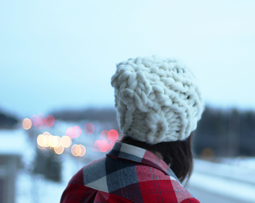 Ravelry: Giant Knit Chunky Slouch Beanie pattern by Addie Gecas