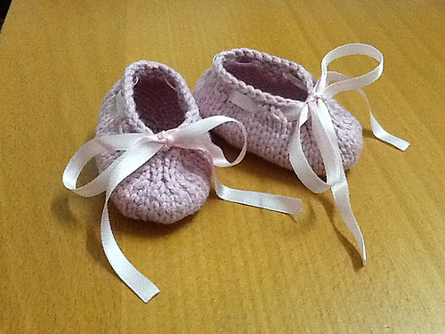 Ravelry: Baby Ballerina Booties pattern by Adeline Too
