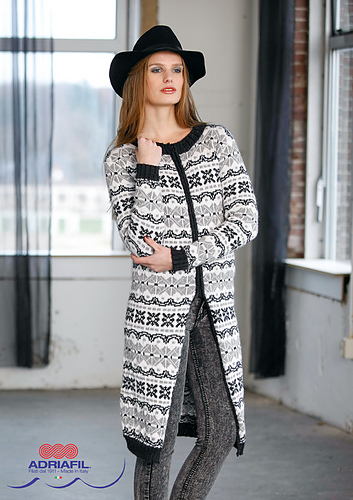 Ravelry: Adriafil Rita Cardigan pattern by Adriafil Yarn