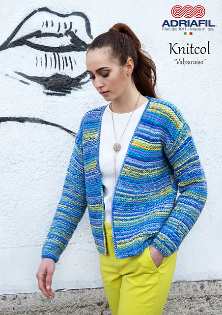 Ravelry: Adriafil Valparaiso Jacket pattern by Adriafil Yarn